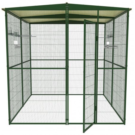 Aviaries for little birds: 1 sqm garden aviary with door IMOR®